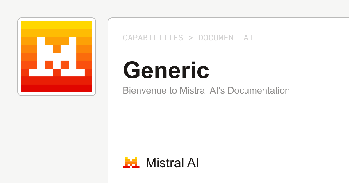 Mistral Docs