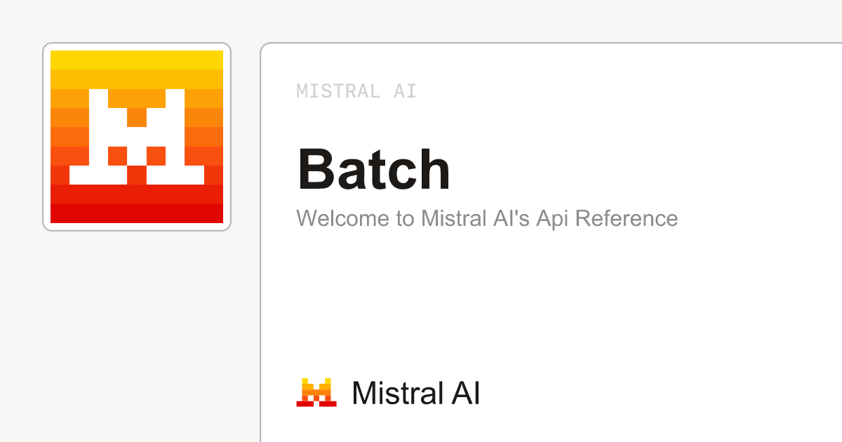 Batch